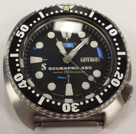 SOLD: Seiko 6309-7040, ScubaPro 450, Sapphire Crystal, Beautiful Watch ...